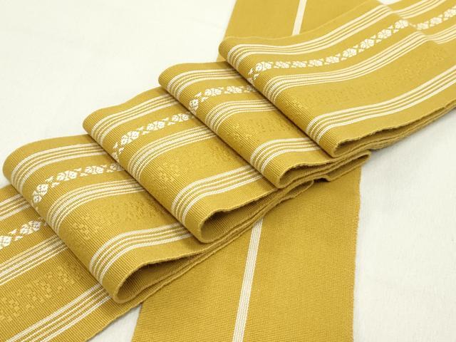 ■■■　サイズ　■■■ 長さ 370cm 幅 9.5cm程 ■■■　商品詳細　■■■ 【綿】 状態は締めてはおりますが 特に目立ったシミ汚れなどもなく大変良い状態です。 大変上質な逸品になります。 お安く出品致しますので、是非この機会にいか...