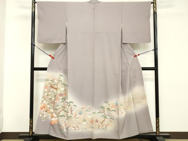 ■■■　サイズ　■■■ 身丈 155cm（肩から） 裄丈 65cm 袖丈 49cm　縫込み 1cm 袖幅 32cm 前幅 24cm 後幅 31cm 着物縫いこみ 内揚げ 9cm 裄 お袖側 約4cm　身頃側 約3cm ■■■　商品詳細　■■...