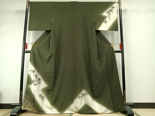 ■■■　サイズ　■■■ 身丈 166cm（肩から） 裄丈 67cm 袖丈 48cm　縫込み 6cm 袖幅 34cm 前幅 26cm 後幅 31cm 着物縫いこみ 内揚げ 2cm 裄 お袖側 約2cm　身頃側 約3cm ■■■　商品詳細　■■...