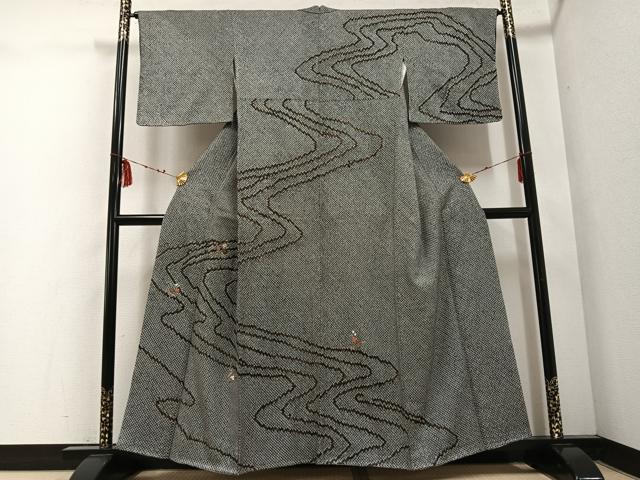 ■■■　サイズ　■■■ 身丈 157cm（肩から） 裄丈 65cm 袖丈 44cm　縫込み 4cm 袖幅 32.5cm 前幅 24.5cm 後幅 28.5cm 着物縫いこみ 内揚げ 8cm 裄 お袖側 約3cm　身頃側 約3cm ■■■　商...