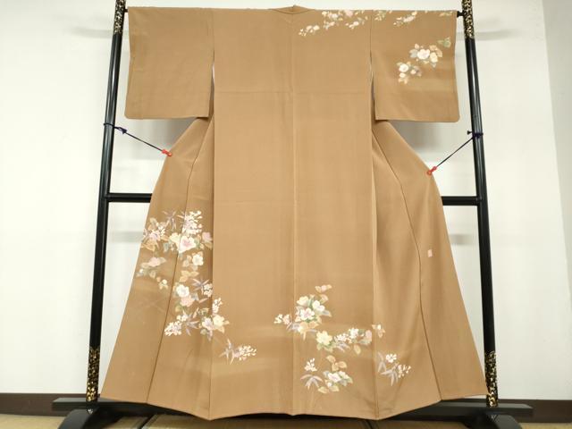 ■■■　サイズ　■■■ 身丈 153.5cm（肩から） 裄丈 66cm 袖丈 47.5cm　縫込み 3cm 袖幅 34cm 前幅 24.5cm 後幅 30.5cm 着物縫いこみ 内揚げ 8cm 裄 お袖側 約2cm　身頃側 約3cm ■■■...
