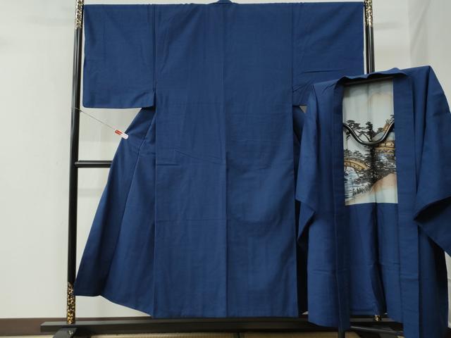 ■■■　サイズ　■■■ 【着物】 身丈 148cm（肩から） 裄丈 67.5cm 袖丈 52cm　縫込み 4cm 袖幅 34cm 前幅 31cm 後幅 32.5cm 着物縫いこみ 内揚げ 4cm 裄 お袖側 約1cm　身頃側 約1cm 【羽...