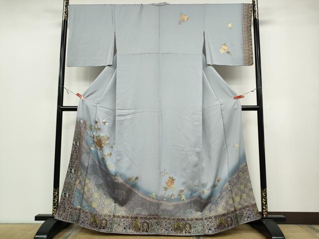 ■■■　サイズ　■■■ 身丈 164cm（肩から） 裄丈 67cm 袖丈 48cm　縫込み 6cm 袖幅 34cm 前幅 24cm 後幅 30cm 着物縫いこみ 内揚げ 5cm 裄 お袖側 約1cm　身頃側 約0cm ■■■　商品詳細　■■...