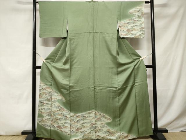 ■■■　サイズ　■■■ 身丈 163cm（肩から） 裄丈 64cm 袖丈 44cm　縫込み 7cm 袖幅 34cm 前幅 23cm 後幅 29cm 着物縫いこみ 内揚げ 2cm 裄 お袖側 約4cm　身頃側 約5cm ■■■　商品詳細　■■...