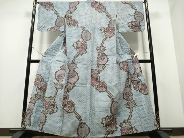 ■■■　サイズ　■■■ 身丈 161cm（肩から） 裄丈 68.5cm 袖丈 43.5cm　縫込み 3cm 袖幅 35.5cm 前幅 25.5cm 後幅 31cm 着物縫いこみ 内揚げ 0cm 裄 お袖側 約2cm　身頃側 約2cm ■■■...