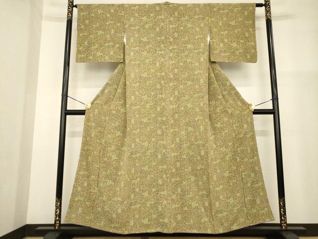 ■■■　サイズ　■■■ 身丈 153cm（肩から） 裄丈 63cm 袖丈 44cm　縫込み 6cm 袖幅 33cm 前幅 23cm 後幅 28.5cm 着物縫いこみ 内揚げ 0cm 裄 お袖側 約2cm　身頃側 約4cm ■■■　商品詳細　...