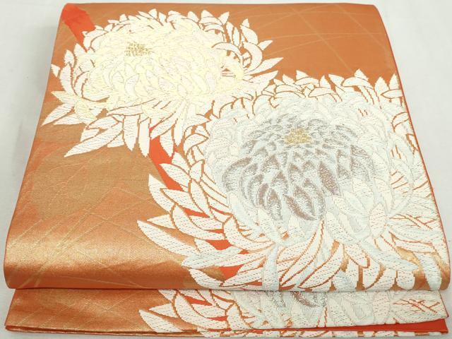 ■■■　サイズ　■■■ 長さ 422cm 幅 30.5cm程 ■■■　商品詳細　■■■ 【正絹・芯なし】 詳細に関しましては、画像をご確認ください。 大変上質な逸品になります。 お安く出品致しますので、是非この機会にいかがでしょうか？ ※汚...