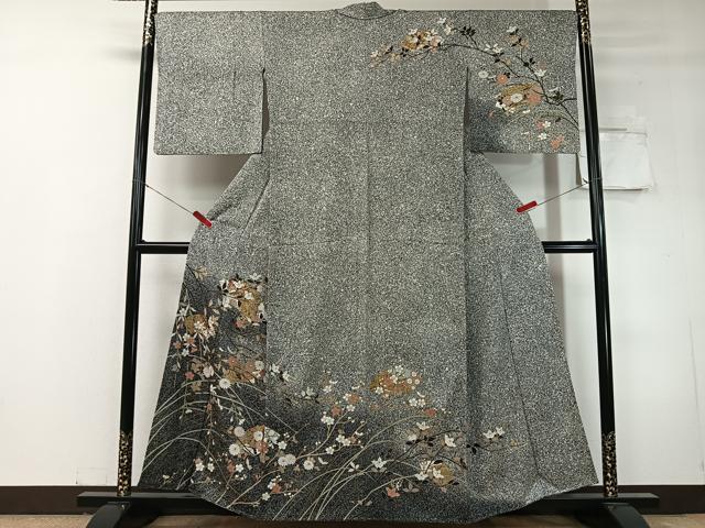 ■■■　サイズ　■■■ 身丈 157cm（肩から） 裄丈 68cm 袖丈 49cm　縫込み 7cm 袖幅 34.5cm 前幅 25.5cm 後幅 30cm 着物縫いこみ 内揚げ 7.5cm 裄 お袖側 約1cm　身頃側 約1.5cm ■■■...