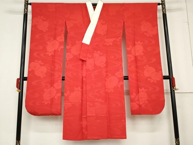 ■■■　サイズ　■■■ 身丈 132cm（肩から） 裄丈 66.5cm 袖丈 112cm　縫込み 3cm 袖幅 34cm 前幅 28cm 後幅 31.5cm 着物縫いこみ 内揚げ 6cm 裄 お袖側 約1cm　身頃側 約0cm ■■■　商品...