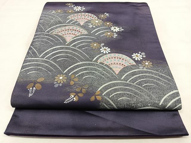 ■■■　サイズ　■■■ 長さ 452cm 幅 30.5cm程 ■■■　商品詳細　■■■ 【正絹・芯なし】 詳細に関しましては、画像をご確認ください。 大変上質な逸品になります。 お安く出品致しますので、是非この機会にいかがでしょうか？ ※た...