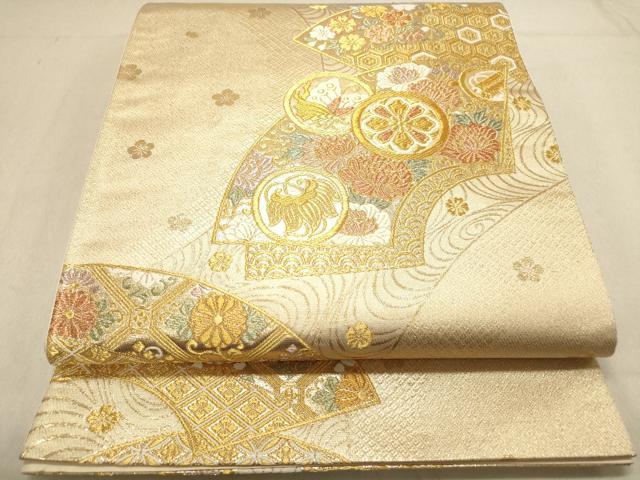 ■■■　サイズ　■■■ 長さ 436cm 幅 31cm程 ■■■　商品詳細　■■■ 【正絹・芯なし】 詳細に関しましては、画像をご確認ください。 大変上質な逸品になります。 お安く出品致しますので、是非この機会にいかがでしょうか？ ※汚れ等...