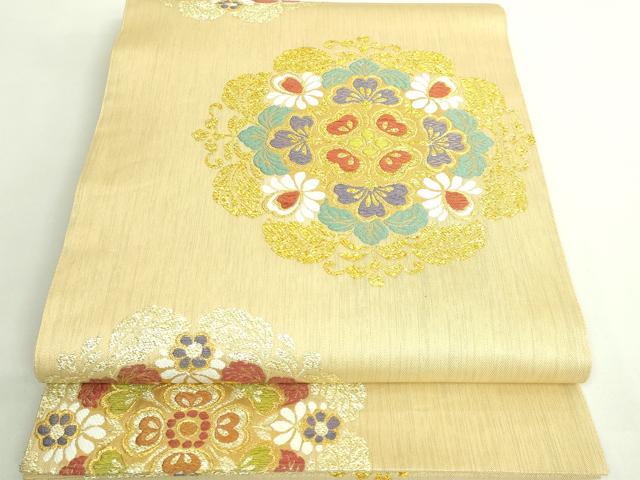 ■■■　サイズ　■■■ 長さ 440cm　幅 31cm程 ■■■　商品詳細　■■■ 【正絹】 状態は締めてはおりますが 特に目立ったシミ汚れなどもなく大変良い状態です。 誉田屋源兵衛は京都室町で創業280年を迎える「帯の製造販売」の老舗です...