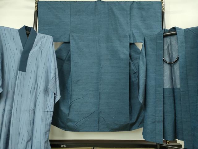 ■■■　サイズ　■■■ 【着物】 身丈 139cm（肩から） 裄丈 69.5cm 袖丈 47.5cm 袖幅 35cm 前幅 25cm 後幅 32cm 着物縫いこみ 内揚げ 5cm 裄 お袖側 約 2cm　身頃側 約 2.5cm 【羽織】 身...