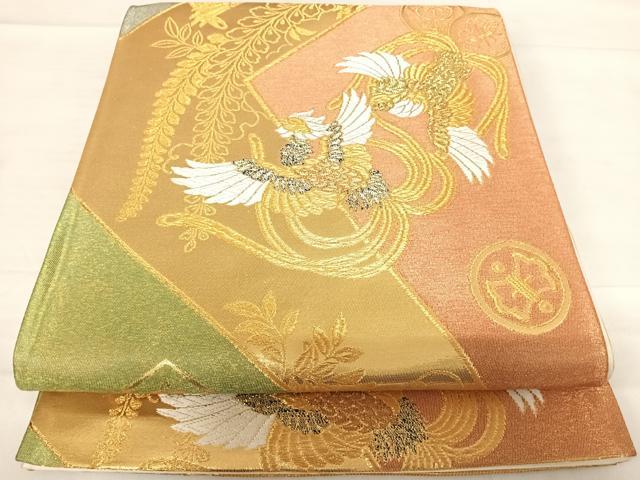 ■■■　サイズ　■■■ 長さ 424cm 幅 30.5cm程 ■■■　商品詳細　■■■ 【正絹・芯なし】 詳細に関しましては、画像をご確認ください。 大変上質な逸品になります。 お安く出品致しますので、是非この機会にいかがでしょうか？ ■■...
