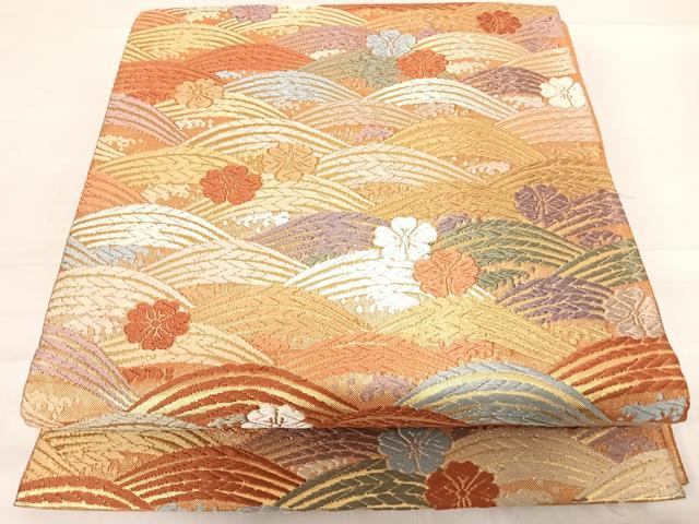 ■■■　サイズ　■■■ 長さ 424cm 幅 31cm程 ■■■　商品詳細　■■■ 【正絹】 詳細に関しましては、画像をご確認ください。 大変上質な逸品になります。 お安く出品致しますので、是非この機会にいかがでしょうか？ ■■■　注意事項...