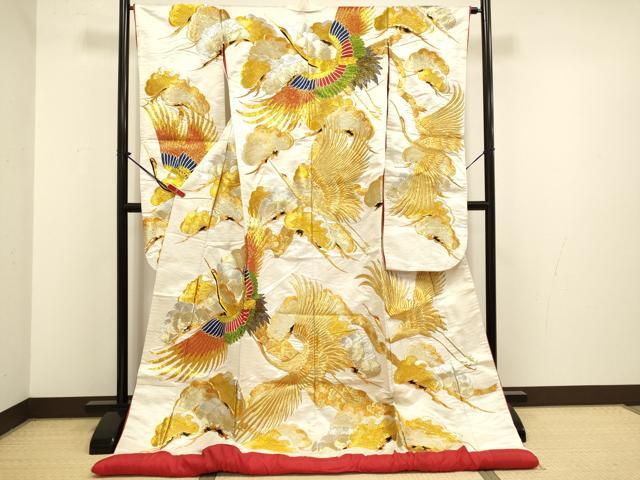 ■■■　サイズ　■■■ 身丈 187cm（肩から） 裄丈 64cm 袖丈 104.5cm　縫込み 4.5cm 袖幅 31.5cm 前幅 26cm 後幅 31.5cm 着物縫いこみ 内揚げ 0cm 裄 お袖側 約1.5cm　身頃側 約2.5c...