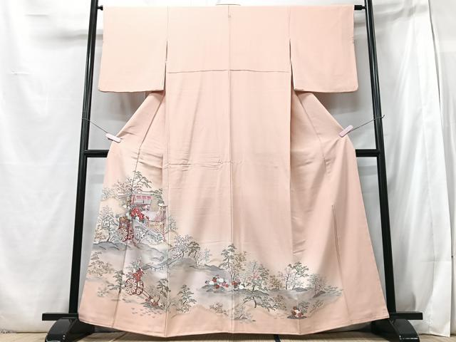 ■■■　サイズ　■■■ 身丈 131cm（肩から） 裄丈 63cm 袖丈 47cm　縫込み 4cm 袖幅 32.5cm 前幅 23.5cm 後幅 31cm 着物縫いこみ 内揚げ 1cm 裄 お袖側 約3cm　身頃側 約3cm ■■■　商品詳...