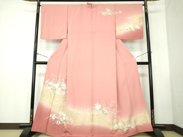 ■■■　サイズ　■■■ 身丈 166.5cm（肩から） 裄丈 67cm 袖丈 48.5cm　縫込み 4cm 袖幅 35cm 前幅 24cm 後幅 30cm 着物縫いこみ 内揚げ 3cm 裄 お袖側 約0cm　身頃側 約3cm ■■■　商品詳...