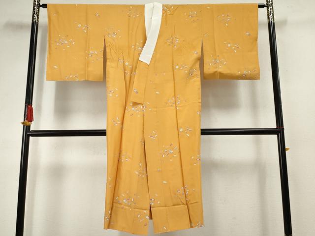 ■■■　サイズ　■■■ 身丈 126.5cm（肩から） 裄丈 66cm 袖丈 49cm　縫込み 3cm 袖幅 33.5cm 前幅 28cm 後幅 31.5cm 着物縫いこみ 内揚げ 5.5cm 裄 お袖側 約1.5cm　身頃側 約0cm ■...