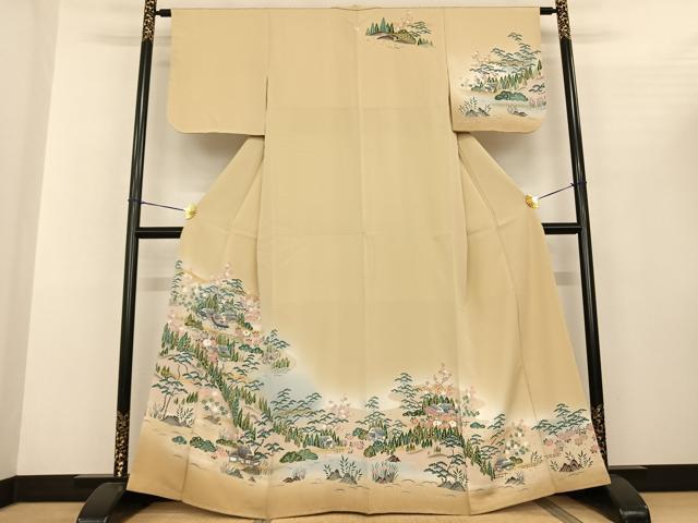■■■　サイズ　■■■ 身丈 162cm（肩から） 裄丈 62cm 袖丈 47cm　縫込み 6.5cm 袖幅 32.5cm 前幅 26cm 後幅 30cm 着物縫いこみ 内揚げ 9cm 裄 お袖側 約4.5cm　身頃側 約5.5cm ■■■...