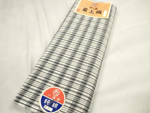 ■■■　サイズ　■■■ 長さ　　着尺分あり 幅　　　約36cm ■■■　商品詳細　■■■ 【綿・未使用】 状態は接写画像のように表地所々に薄い汚れがございます。 大変上質な逸品になります。 お安く出品致しますので、是非この機会にいかがでしょ...