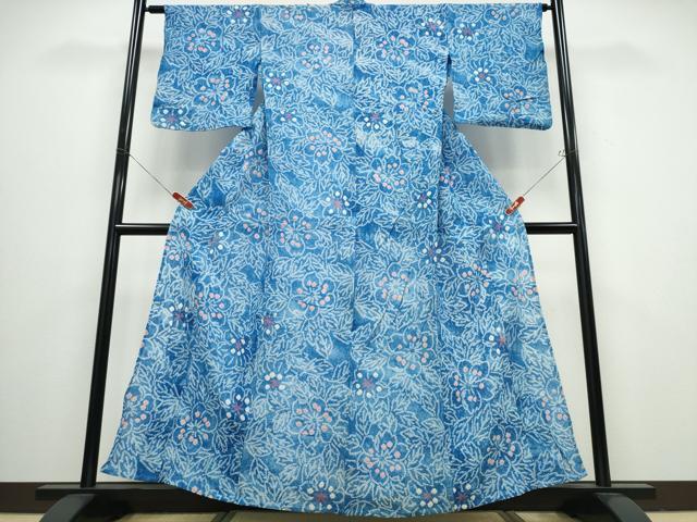 ■■■　サイズ　■■■ 身丈 162cm（肩から） 裄丈 67cm 袖丈 46cm　縫込み 2cm 袖幅 34cm 前幅 25cm 後幅 30.5cm 着物縫いこみ 内揚げ 0cm 裄 お袖側 約1cm　身頃側 約0cm ■■■　商品詳細　...