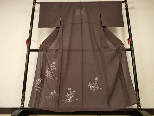 ■■■　サイズ　■■■ 身丈 157.5cm（肩から） 裄丈 62cm 袖丈 45cm　縫込み 5cm 袖幅 32cm 前幅 23.5cm 後幅 30.5cm 着物縫いこみ 内揚げ 0cm 裄 お袖側 約2cm　身頃側 約2cm ■■■　商...