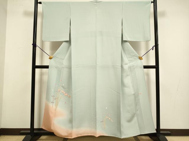 ■■■　サイズ　■■■ 身丈 155.5cm（肩から） 裄丈 64cm 袖丈 48cm　縫込み 5.5cm 袖幅 32.5cm 前幅 24cm 後幅 28.5cm 着物縫いこみ 内揚げ 7cm 裄 お袖側 約2cm　身頃側 約2.5cm ■...