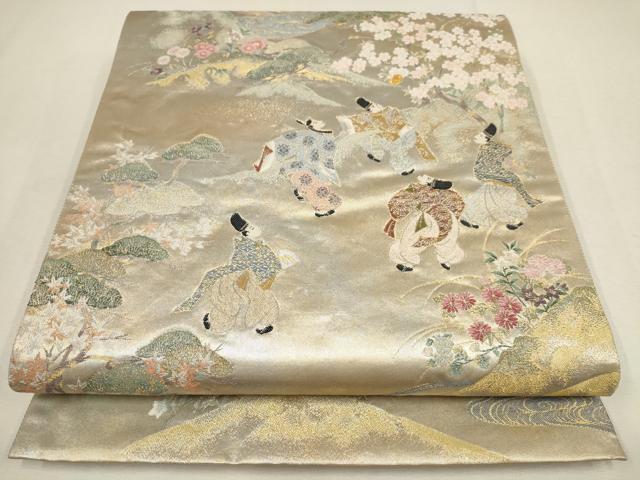 ■■■　サイズ　■■■ 長さ 426cm 幅 31cm程 ■■■　商品詳細　■■■ 【正絹】 状態は締めてはおりますが 特に目立ったシミ汚れなどもなく大変良い状態です。 大変上質な逸品になります。 お安く出品致しますので、是非この機会にいか...