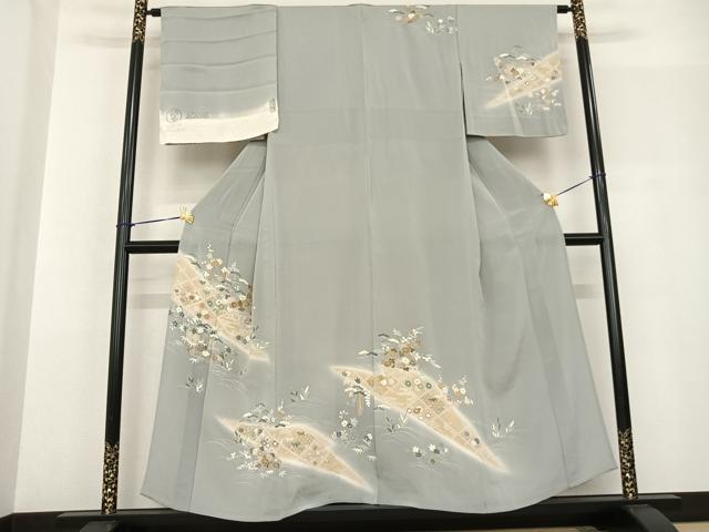 ■■■　サイズ　■■■ 身丈 153cm（肩から） 裄丈 63cm 袖丈 46cm　縫込み 6.5cm 袖幅 32cm 前幅 25cm 後幅 32cm 着物縫いこみ 内揚げ 7cm 裄 お袖側 約3cm　身頃側 約3cm ■■■　商品詳細　...