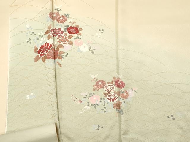 ■■■　サイズ　■■■ 長さ　　着尺分あり 幅　　　約36.5cm ■■■　商品詳細　■■■ 【正絹・未使用】 状態は接写画像のように裏面所々に薄い汚れがございます。 大変上質な逸品になります。 お安く出品致しますので、是非この機会にいかが...