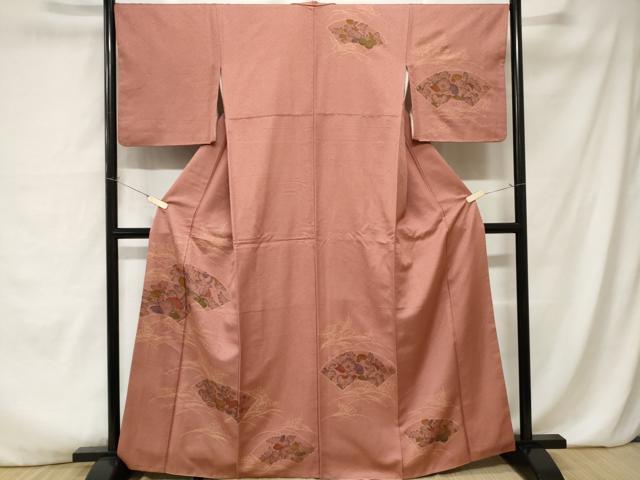 ■■■　サイズ　■■■ 身丈 163cm（肩から） 裄丈 67cm 袖丈 48cm　縫込み 8cm 袖幅 35cm 前幅 24cm 後幅 28cm 着物縫いこみ 内揚げ 0cm 裄 お袖側 約1cm　身頃側 約2cm ■■■　商品詳細　■■...