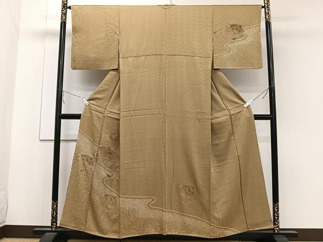 ■■■　サイズ　■■■ 身丈 154.5cm（肩から） 裄丈 64cm 袖丈 46cm　縫込み 4cm 袖幅 32cm 前幅 24cm 後幅 30.5cm 着物縫いこみ 内揚げ 8cm 裄 お袖側 約2.5cm　身頃側 約1.5cm ■■■...