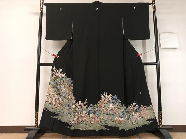 ■■■　サイズ　■■■ 身丈 160cm（肩から） 裄丈 63cm 袖丈 48cm　縫込み 8cm 袖幅 33cm 前幅 24.5cm 後幅 30cm 着物縫いこみ 内揚げ 4.5cm 裄 お袖側 約2.5cm　身頃側 約3.5cm ■■■...