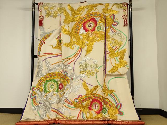 ■■■　サイズ　■■■ 身丈 187cm（肩から） 裄丈 64.5cm 袖丈 103cm　縫込み 5.5cm 袖幅 32cm 前幅 26cm 後幅 31cm 着物縫いこみ 内揚げ 0cm 裄 お袖側 約1cm　身頃側 約2cm ■■■　商品...