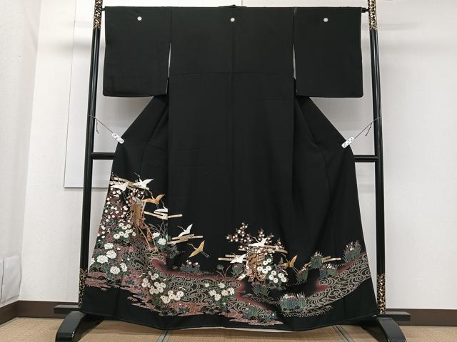 ■■■　サイズ　■■■ 身丈 160.5cm（肩から） 裄丈 64.5cm 袖丈 48cm　縫込み 5cm 袖幅 33cm 前幅 25cm 後幅 30.5cm 着物縫いこみ 内揚げ 4.5cm 裄 お袖側 約2cm　身頃側 約2cm ■■■...