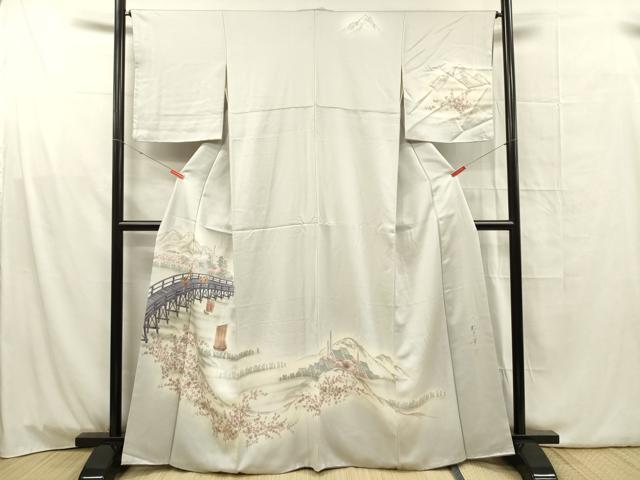 ■■■　サイズ　■■■ 身丈 165cm（肩から） 裄丈 64.5cm 袖丈 47.5cm　縫込み 5cm 袖幅 32.5cm 前幅 24.5cm 後幅 30.5cm 着物縫いこみ 内揚げ 3cm 裄 お袖側 約4cm　身頃側 約6.5cm...