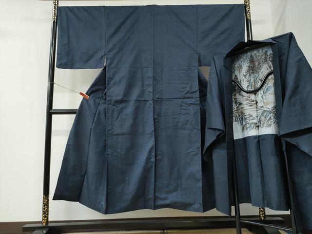 ■■■　サイズ　■■■ 【着物】 身丈 145cm（肩から） 裄丈 68cm 袖丈 49cm　縫込み 4cm 袖幅 34cm 前幅 25cm 後幅 32cm 着物縫いこみ 内揚げ 6cm 裄 お袖側 約1cm　身頃側 約2cm 【羽織】 身...