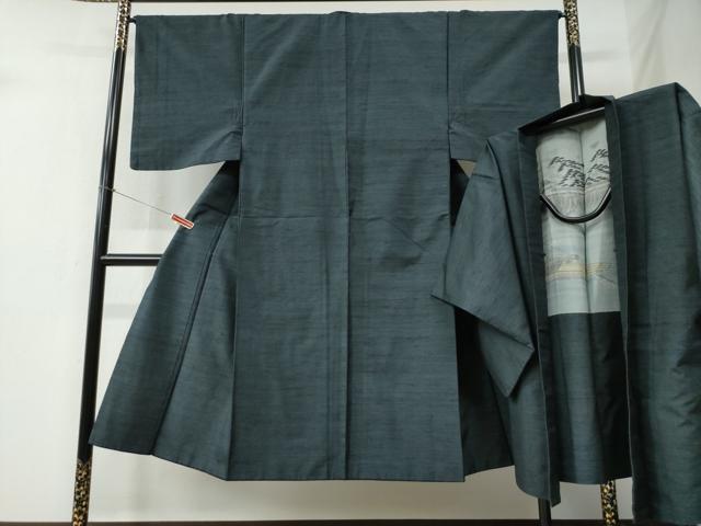 ■■■　サイズ　■■■ 【着物】 身丈 138cm（肩から） 裄丈 66cm 袖丈 51.5cm　縫込み 3.5cm 袖幅 34cm 前幅 27cm 後幅 30cm 着物縫いこみ 内揚げ 0cm 裄 お袖側 約3cm　身頃側 約2cm 【羽...