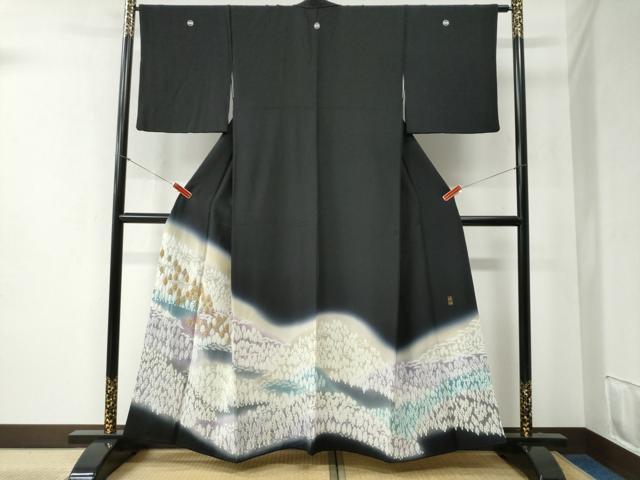 ■■■　サイズ　■■■ 身丈 158cm（肩から） 裄丈 65cm 袖丈 48cm　縫込み 8cm 袖幅 33cm 前幅 24cm 後幅 30cm 着物縫いこみ 内揚げ 10cm 裄 お袖側 約4cm　身頃側 約4cm ■■■　商品詳細　■...