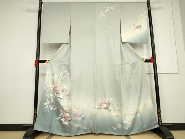 ■■■　サイズ　■■■ 身丈 161cm（肩から） 裄丈 66cm 袖丈 57cm　縫込み 5cm 袖幅 34cm 前幅 24cm 後幅 31cm 着物縫いこみ 内揚げ 7cm 裄 お袖側 約1cm　身頃側 約1cm ■■■　商品詳細　■■...