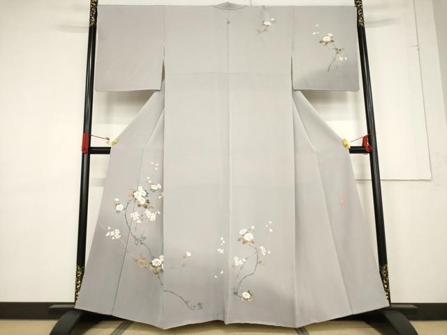 ■■■　サイズ　■■■ 身丈 158cm（肩から） 裄丈 69cm 袖丈 47cm　縫込み 8cm 袖幅 34cm 前幅 26cm 後幅 32cm 着物縫いこみ 内揚げ 5cm 裄 お袖側 約1.5cm　身頃側 約1.5cm ■■■　商品詳...