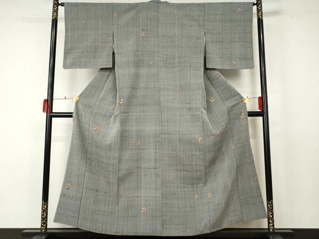 ■■■　サイズ　■■■ 身丈 155cm（肩から） 裄丈 64.5cm 袖丈 49cm　縫込み 4.5cm 袖幅 32.5cm 前幅 24cm 後幅 28.5cm 着物縫いこみ 内揚げ 6.5cm 裄 お袖側 約3.5cm　身頃側 約3.5...