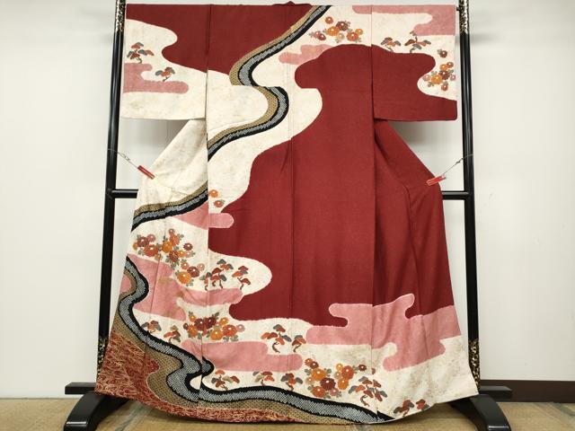 ■■■　サイズ　■■■ 身丈 166cm（肩から） 裄丈 67cm 袖丈 49cm　縫込み 3.5cm 袖幅 34cm 前幅 24cm 後幅 33cm 着物縫いこみ 内揚げ 0cm 裄 お袖側 約2cm　身頃側 約2cm ■■■　商品詳細　...