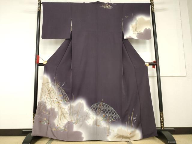 ■■■　サイズ　■■■ 身丈 162cm（肩から） 裄丈 66cm 袖丈 48cm　縫込み 7cm 袖幅 34cm 前幅 23cm 後幅 29cm 着物縫いこみ 内揚げ 7cm 裄 お袖側 約2cm　身頃側 約3cm ■■■　商品詳細　■■...