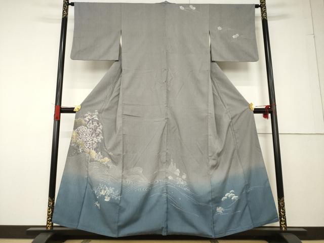 ■■■　サイズ　■■■ 身丈 155cm（肩から） 裄丈 63cm 袖丈 44cm　縫込み 9.5cm 袖幅 32cm 前幅 24cm 後幅 29.5cm 着物縫いこみ 内揚げ 10cm 裄 お袖側 約3.5cm　身頃側 約4cm ■■■　...