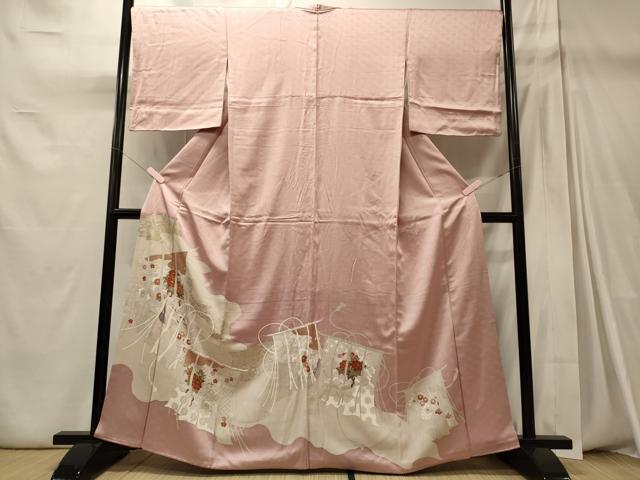 ■■■　サイズ　■■■ 身丈 161cm（肩から） 裄丈 69cm 袖丈 48cm　縫込み 8cm 袖幅 35cm 前幅 24cm 後幅 30.5cm 着物縫いこみ 内揚げ 2cm 裄 お袖側 約1cm　身頃側 約0cm ■■■　商品詳細　...