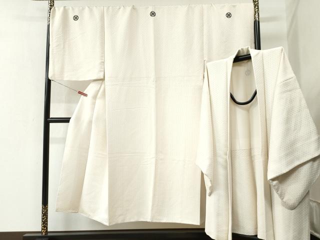 ■■■　サイズ　■■■ 【着物】 身丈 145cm（肩から） 裄丈 73cm 袖丈 52cm　縫込み 3cm 袖幅 37cm 前幅 27cm 後幅 33cm 着物縫いこみ 内揚げ 2cm 裄 お袖側 約4cm　身頃側 約4cm 【羽織】 身...