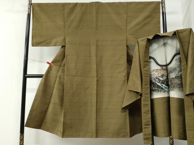 ■■■　サイズ　■■■ 【着物】 身丈 136cm（肩から） 裄丈 67.5cm 袖丈 49cm　縫込み 4cm 袖幅 34.5cm 前幅 26cm 後幅 31cm 着物縫いこみ 内揚げ 0cm 裄 お袖側 約3cm　身頃側 約4cm 【羽...