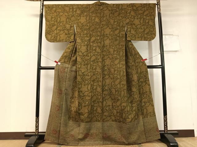 ■■■　サイズ　■■■ 身丈 164cm（肩から） 裄丈 66cm 袖丈 48.5cm　縫込み 8cm 袖幅 34cm 前幅 21cm 後幅 26.5cm 着物縫いこみ 内揚げ 2cm 裄 お袖側 約2cm　身頃側 約2.5cm ■■■　商...